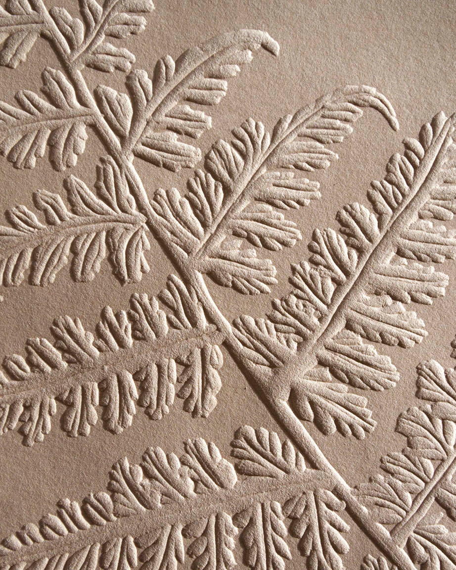 Eastern Hay-scented Fern | Blind Embossed, Limited Edition, Hand-carved ...