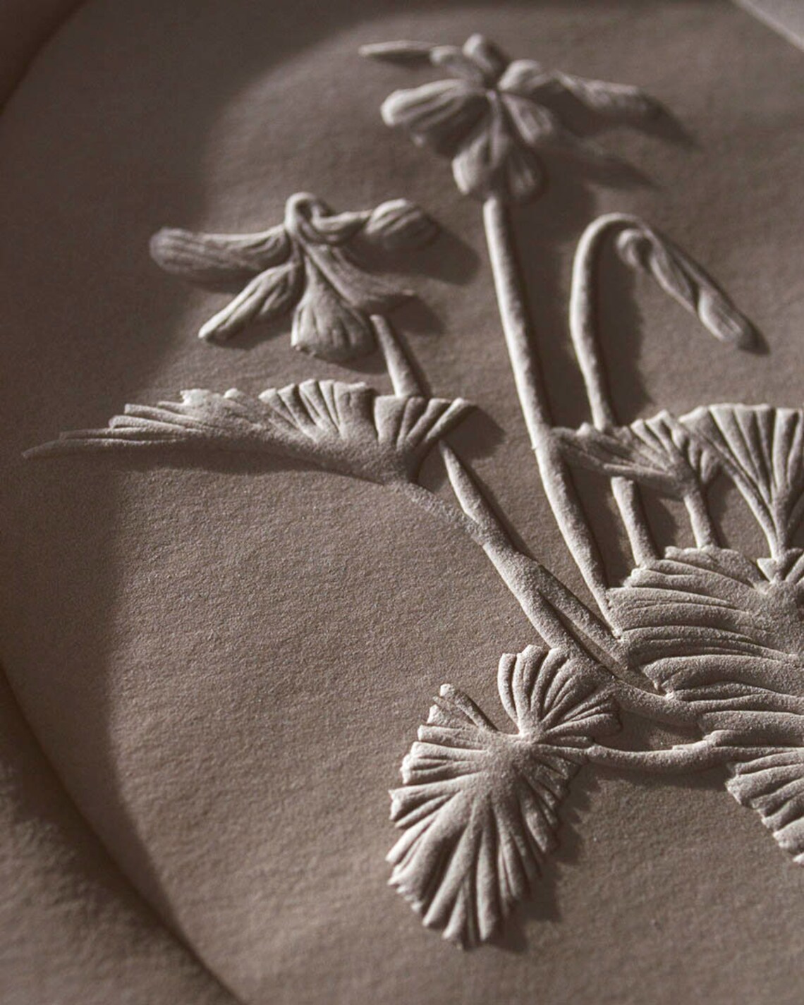 Violet | Blind Embossed, Limited Edition, Hand-carved Block Print ...