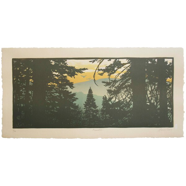 Woodblock Print Original - Etsy