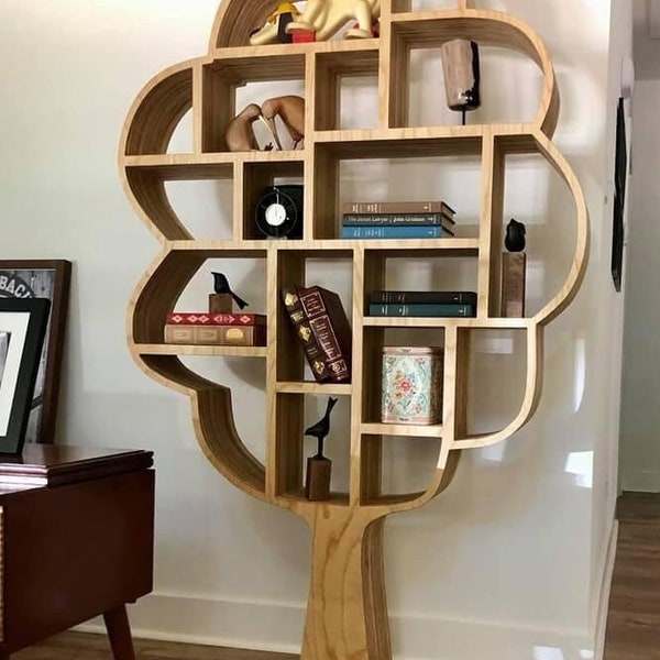 Tree Bookshelf - Etsy
