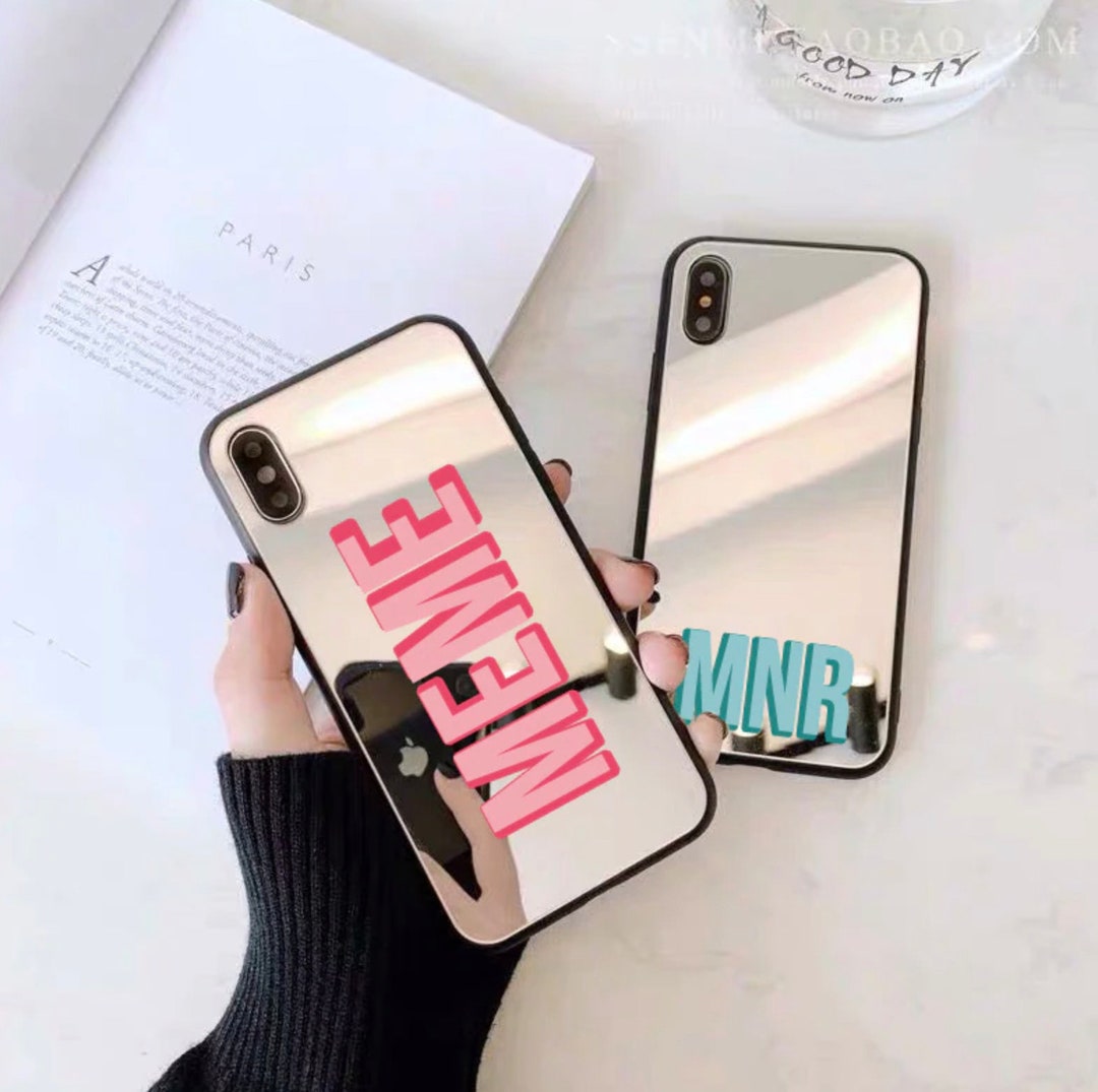Reflective Custom Initial iPhone Case - Etsy