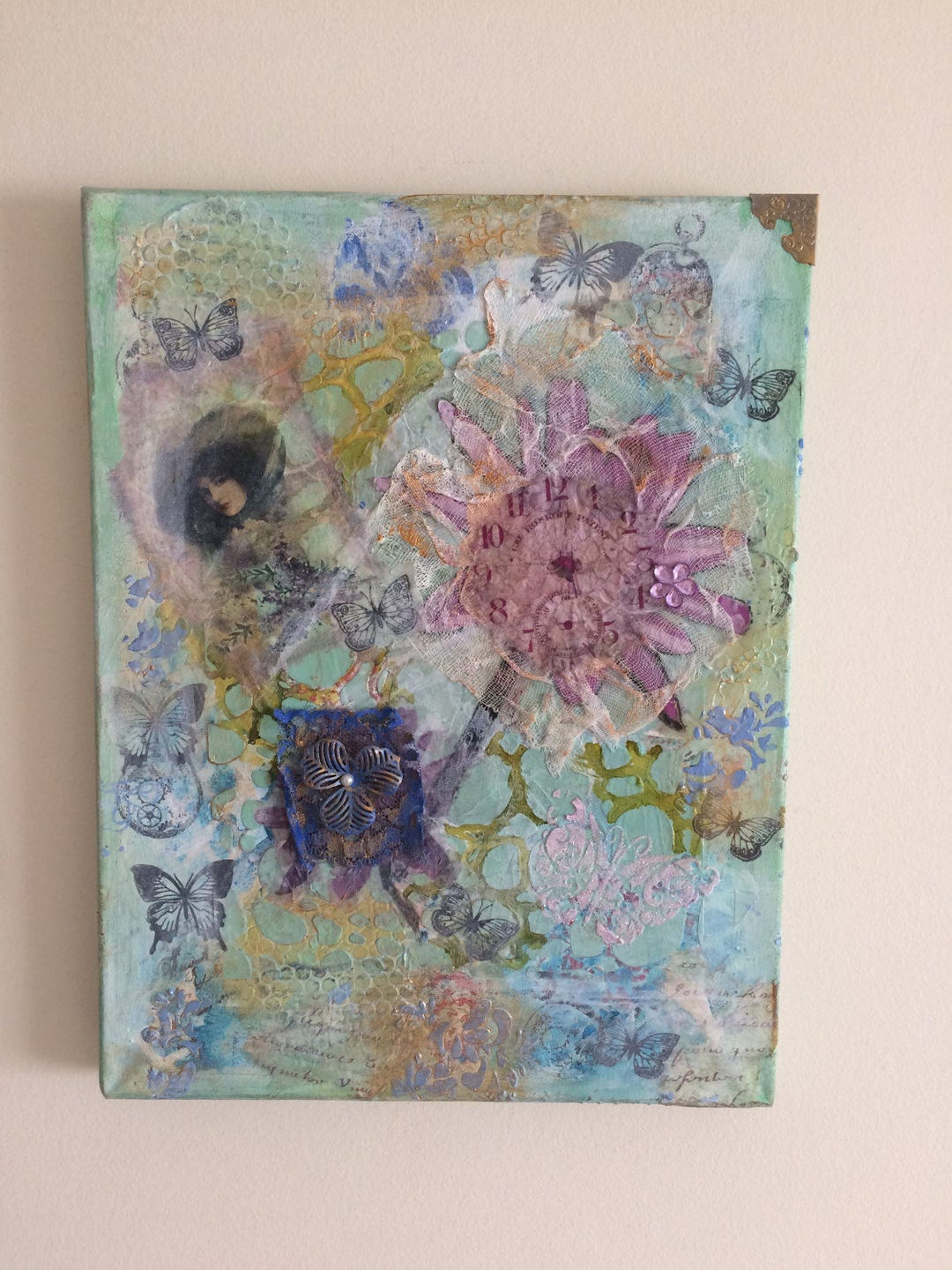 Unique Mixed Medium Art Painting - Etsy