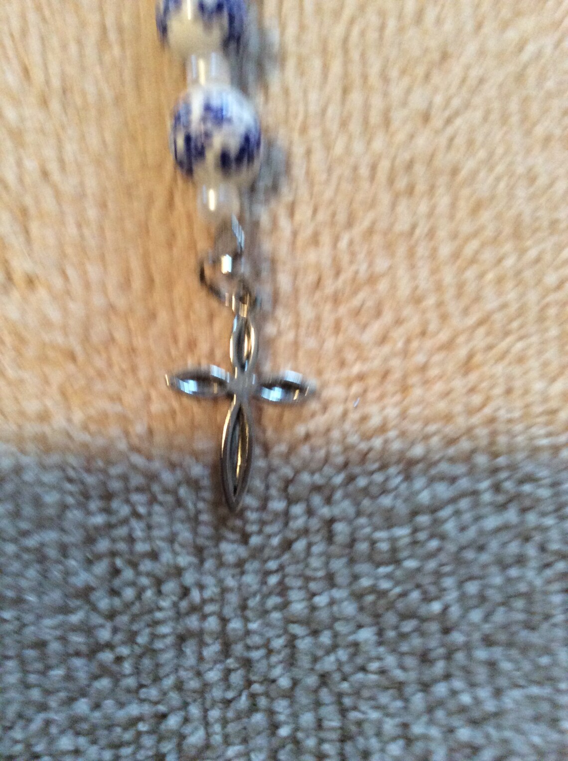 One Decade Rosary Keychain - Etsy