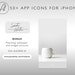 App Icons for iPhone Ios14 | Silver Grey, Monochrome, Light Gray ...