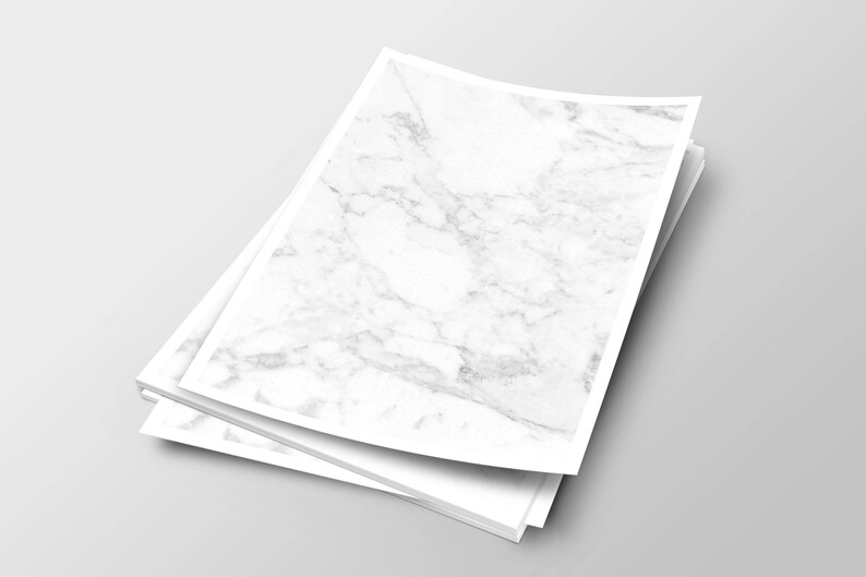 Printable Marble Paper Dotted DIN A4 A5 Instant PDF - Etsy