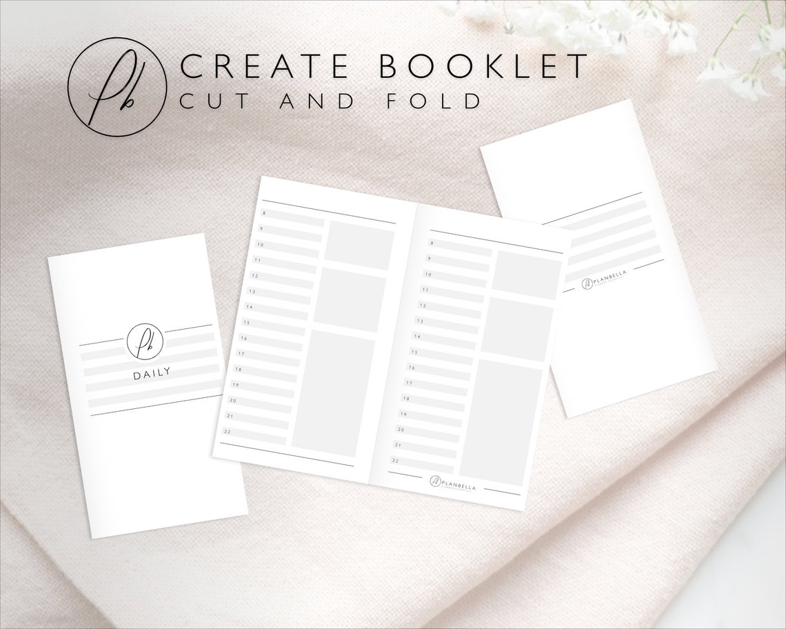 Personal Daily Planner Printable Inserts Filofax | Etsy