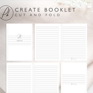 A5 Notes Pages Lined Stiped | Printable Inserts | Filofax, Traveler's ...