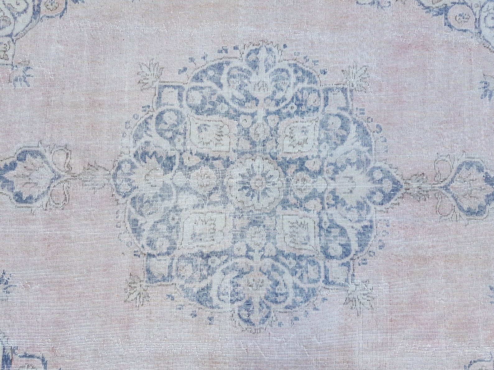 7x10 Pink Blue Vintage Rug Living Room Rug Pink 7x10 Area - Etsy