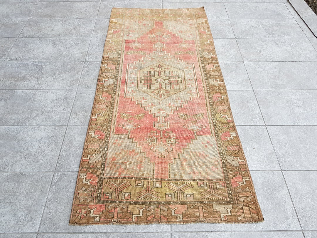 Nursery Rug, 3x6 Red Brown Rug, Eclectic Rug, Ethnic Rug, 3x6 Vintage ...