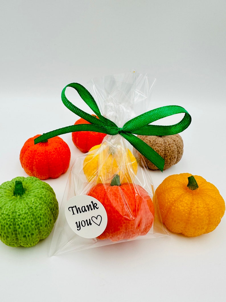 10pcs Pumpkin Soap Favors Autumn Baby Shower Gifts for Halloween Party ...