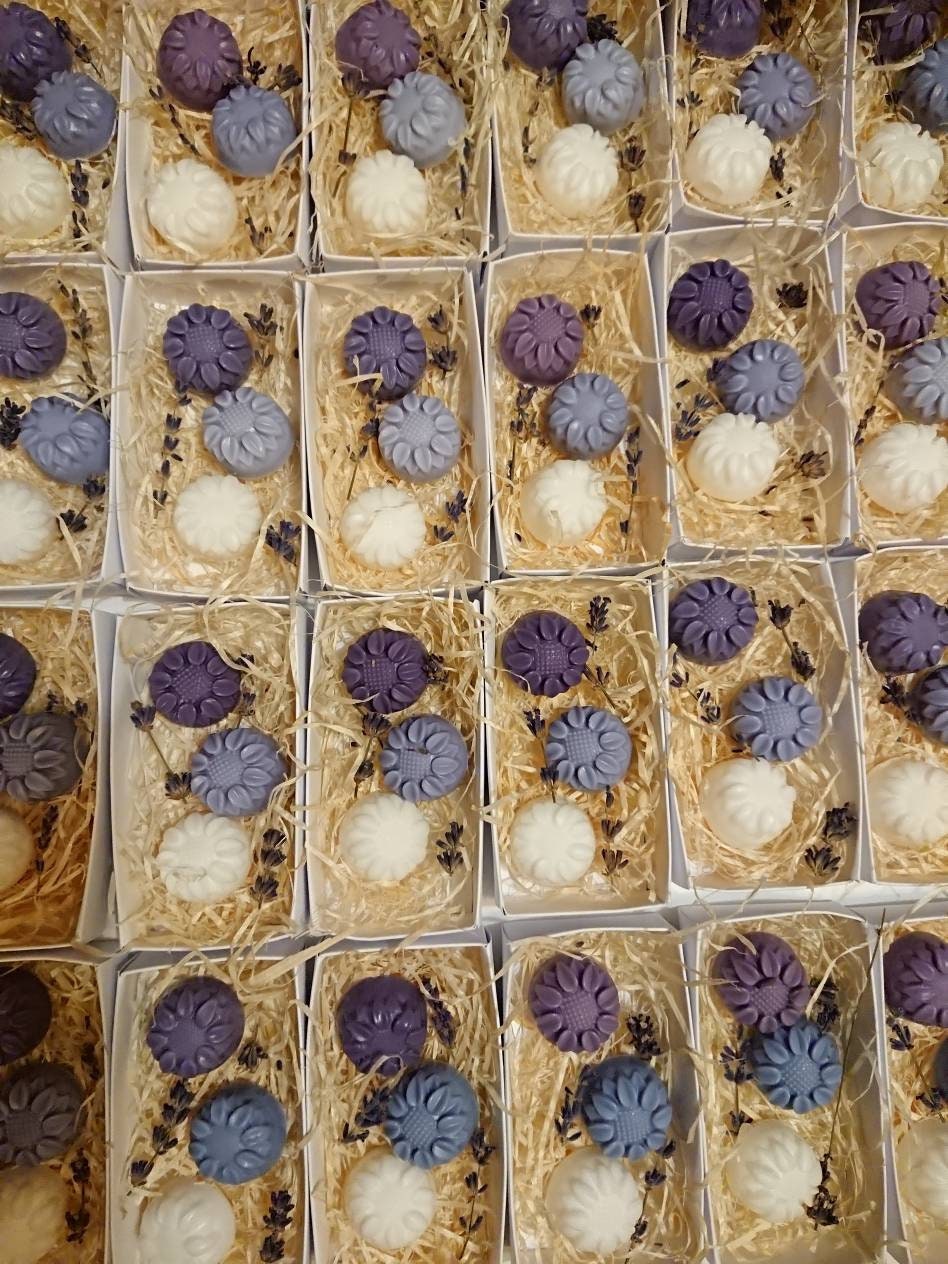 10 Sets Mini Hand Soaps Lavender Soap Gift Set Personalized - Etsy
