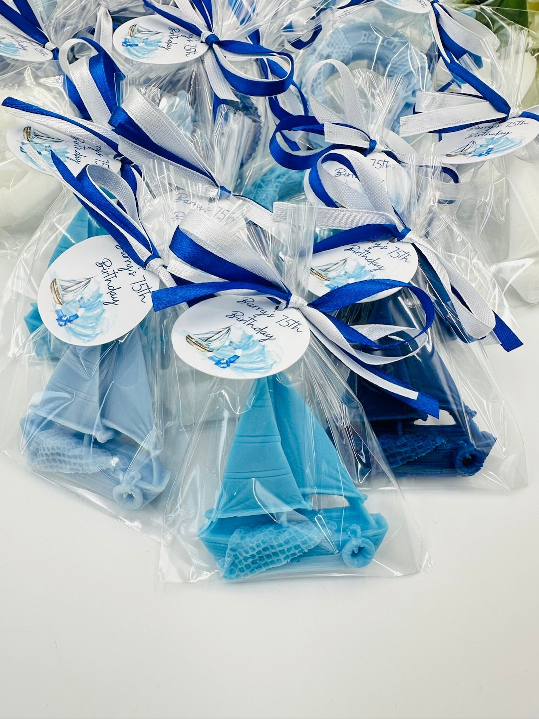10pcs Sailing Boat Soap Favors, Navy/nautical Themed Wedding Favors ...