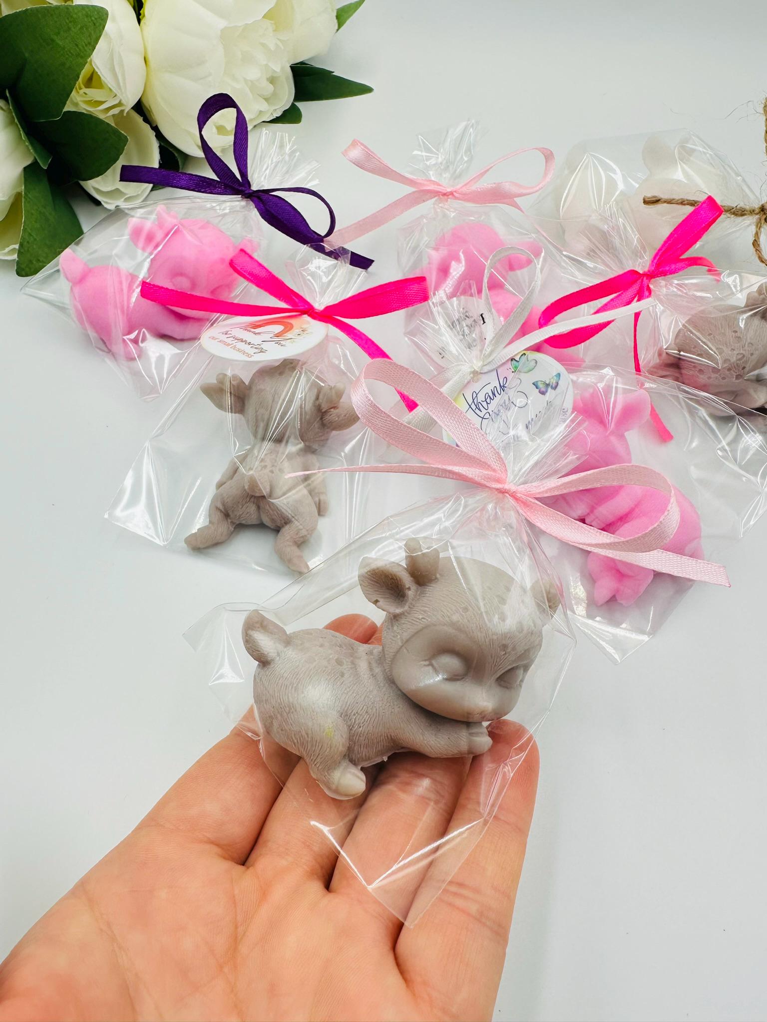 10pcs Baby Deer Soap Favors Wonderland Themed Party Favors Baby Girl ...