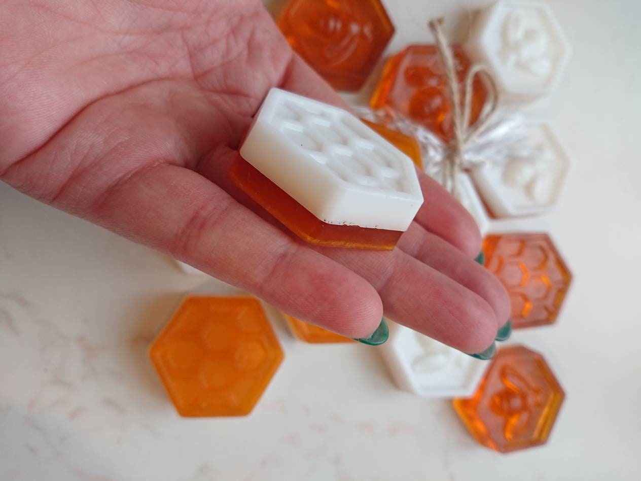 5pcs Pair of Honey Soaps Bee Combs Soap Favors Brown Bee Wax - Etsy