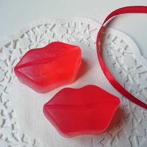 250pcs Red Lips Soaps, It's a Girl Baby Shower Gifts, Red Mini ...