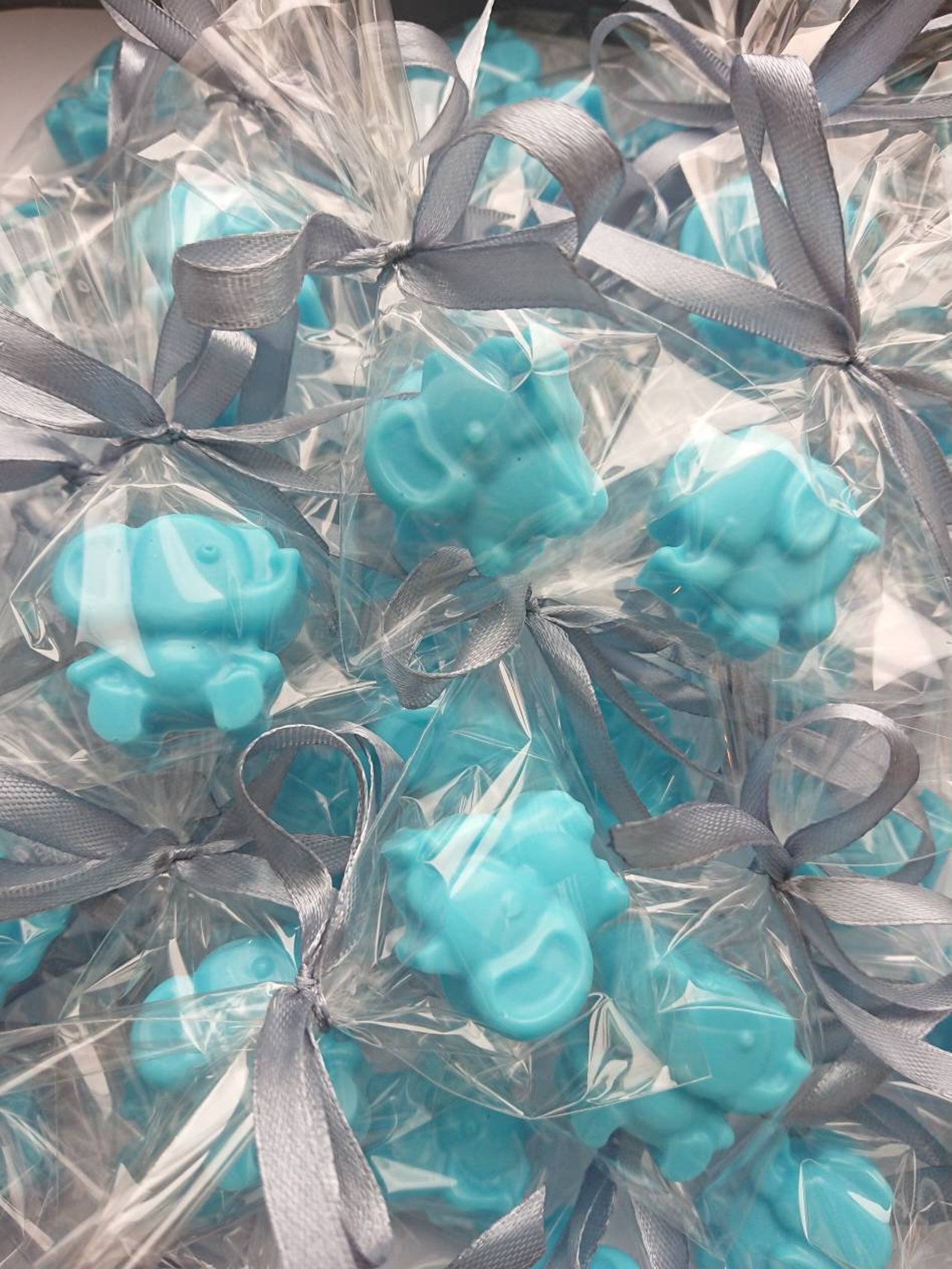 50pcs Blue/white Elephant Soaps It's a Boy Baby Shower | Etsy