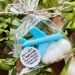 10set Airplane Soap Favors, Cloud/plane Shape Soap, Transportation ...
