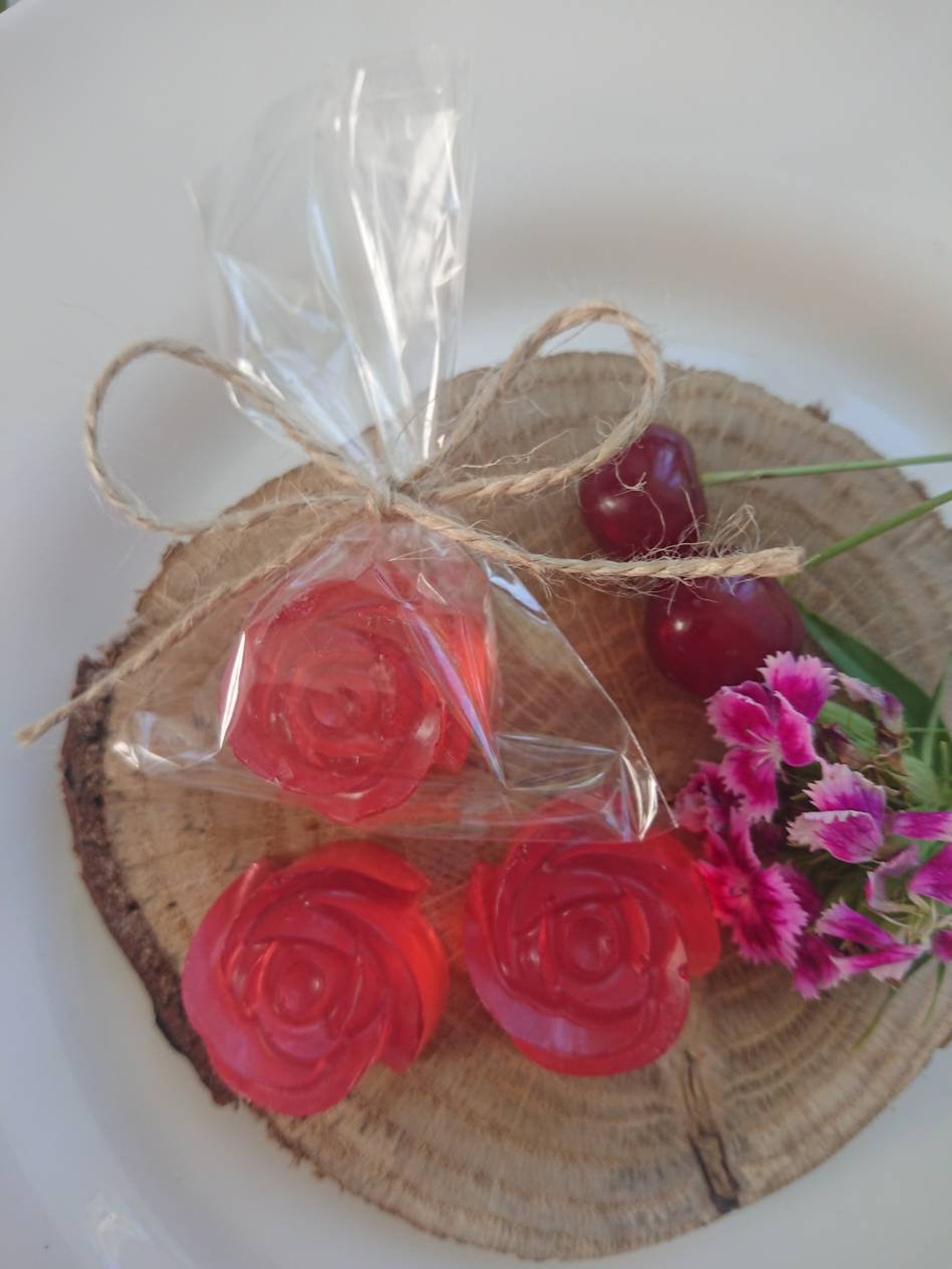 10pcs Red Rose Soaps Bridal Shower Favors Romantic Rose - Etsy
