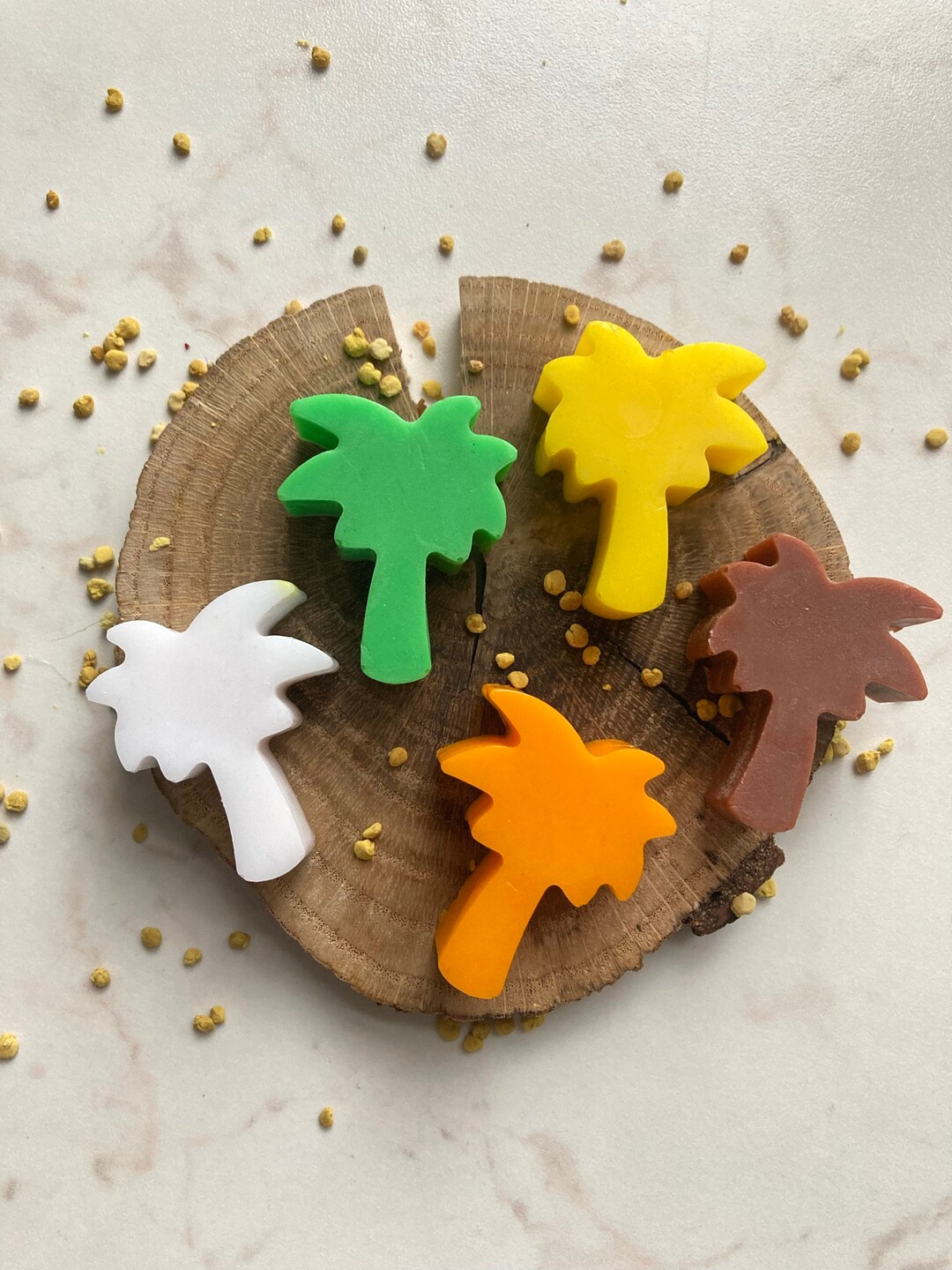 30pcs Palm Tree Soaps, Tropical Wedding Favors, Jungle Party Soap ...