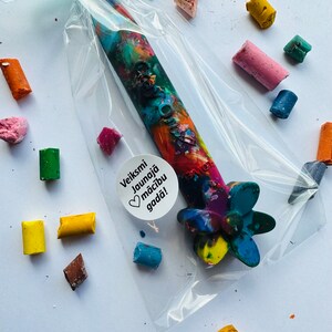 6pcs Crayon Favors, Kids Birthday Party Favors, Rainbow Crayons, Back ...