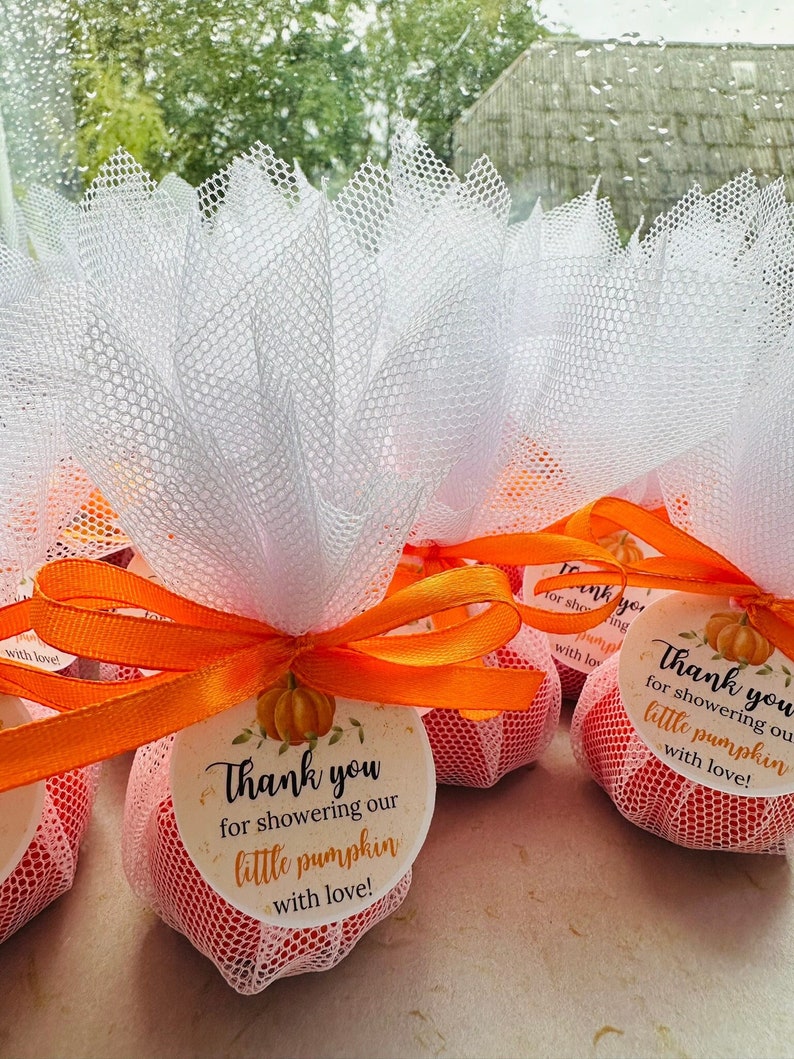 10pcs Pumpkin Soap Favors Autumn Baby Shower Gifts for Halloween Party ...