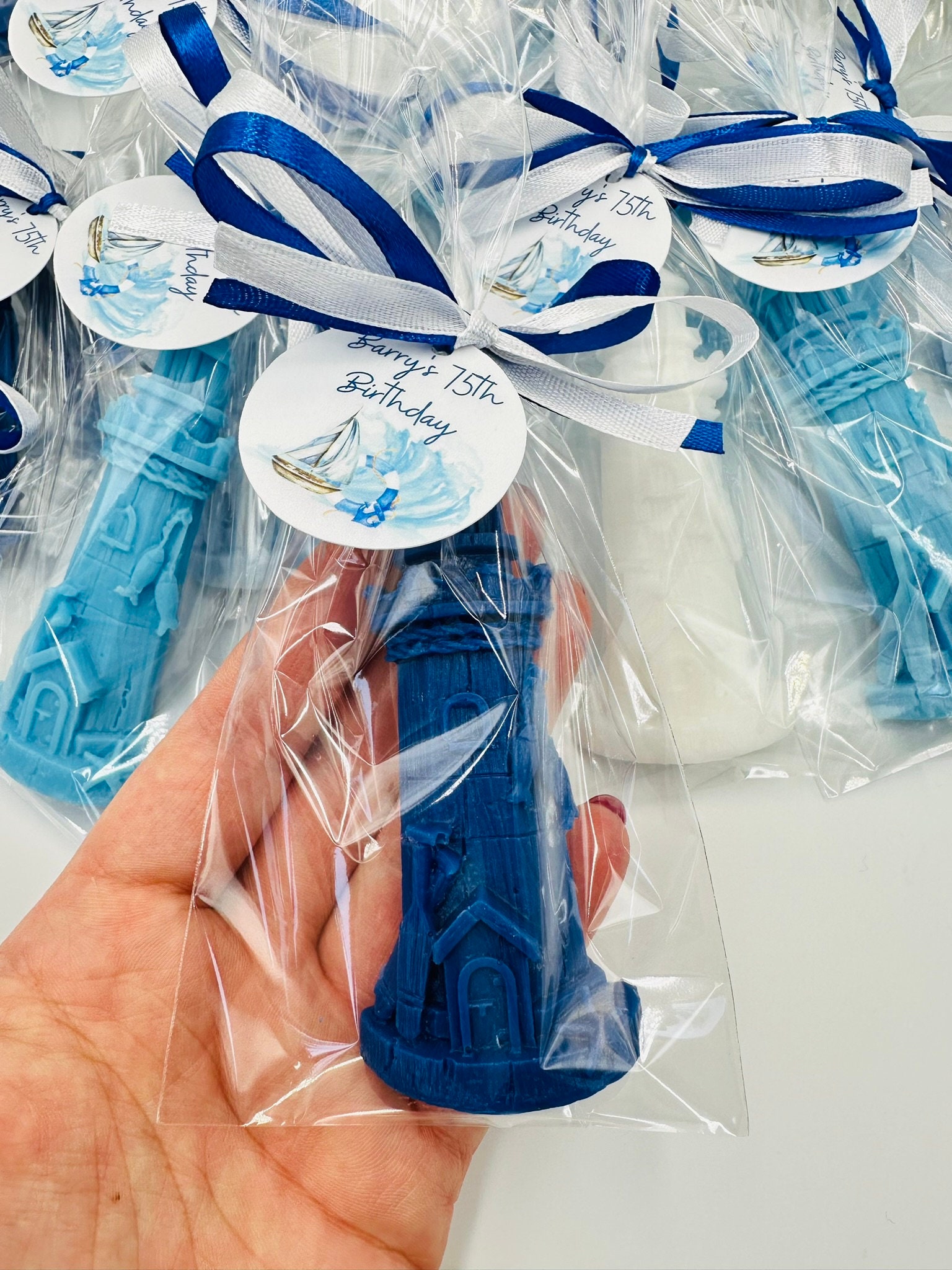 10pcs Lighthouse Soap Favors, Navy Birthday Party Soap Gifts, Nautical ...