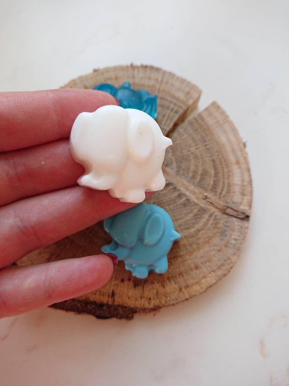 50pcs Blue/white Elephant Soaps It's a Boy Baby Shower | Etsy