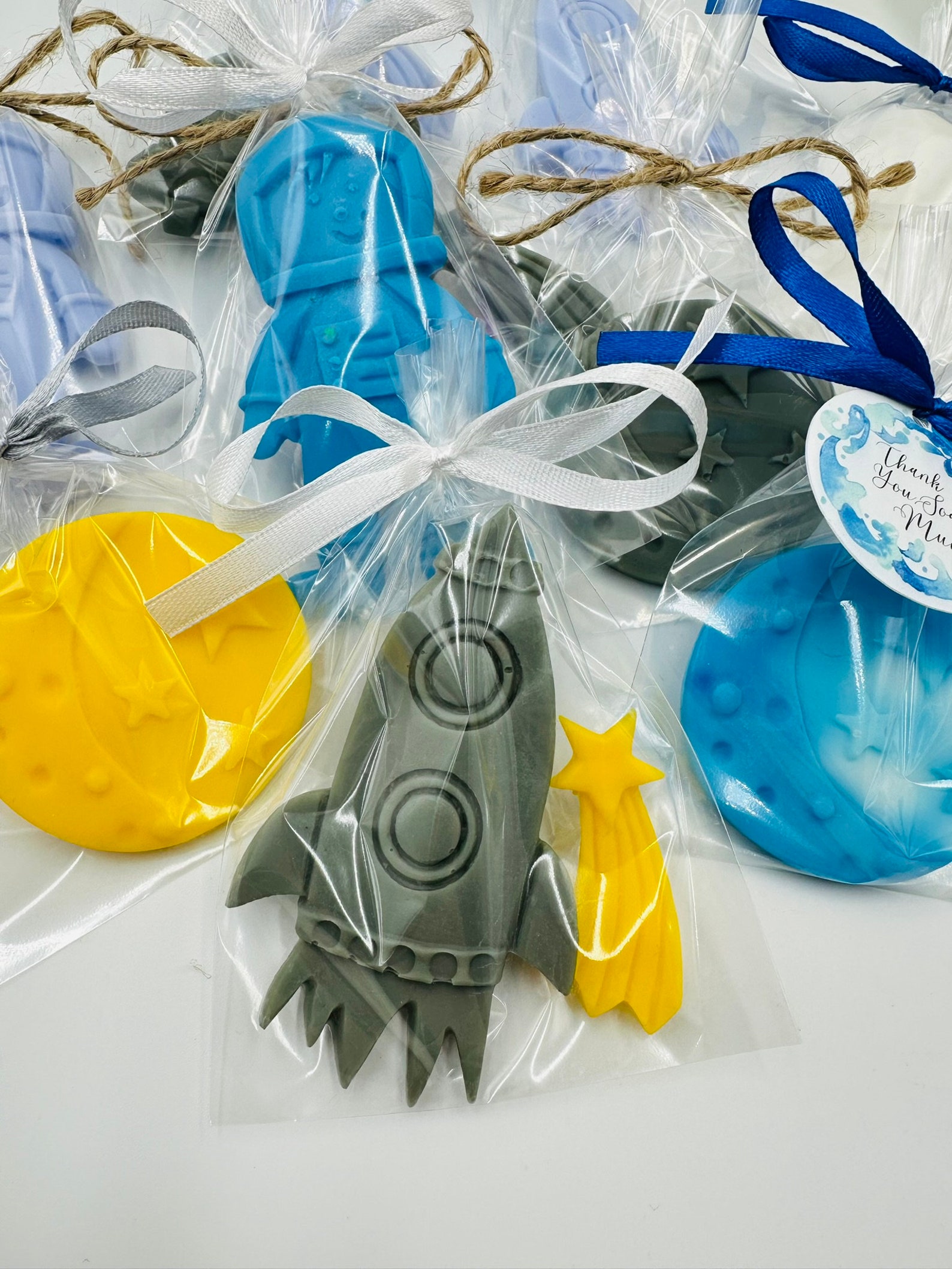 10pcs Astronaut Party Soap Favors, Space Birthday Favors for Baby Boy ...