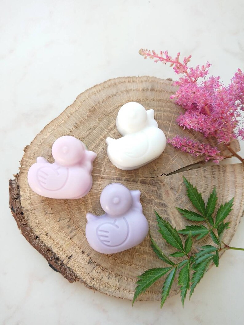 10pcs Pink/lilac Rubber Duck Soap Mini White Ducky Soap - Etsy