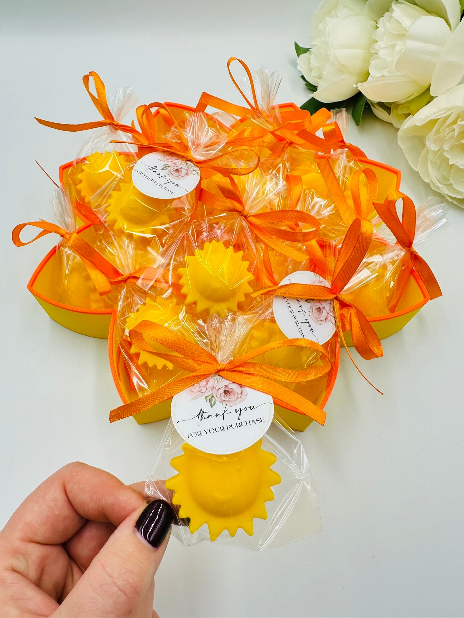 Sun Shape Tray With 40pcs Sun Soap Favors for Here Come the Son Baby ...