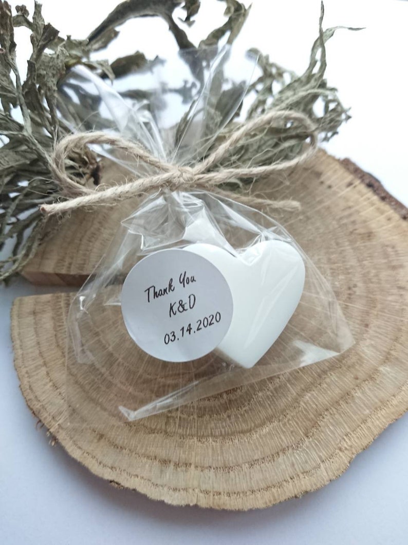 10pcs personalized white stickers Wedding favors custom | Etsy