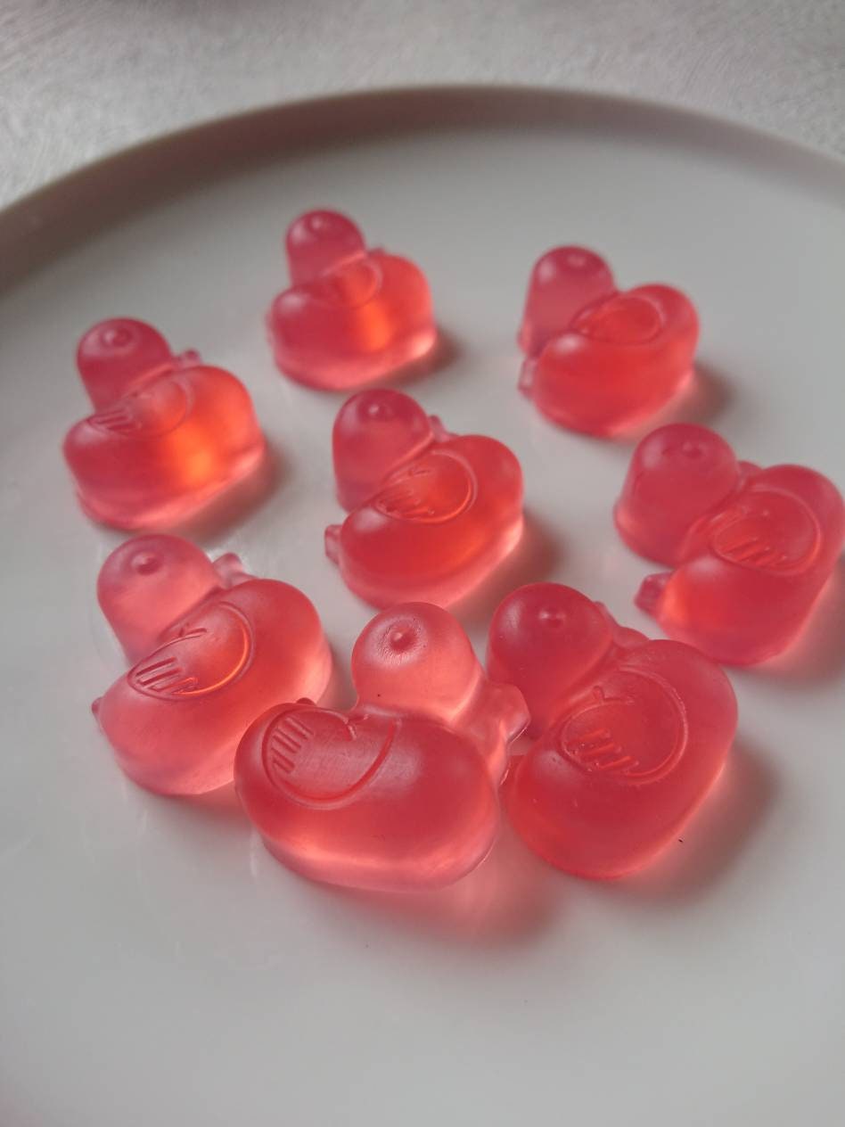 10pcs Pink Rubber Duck Soaps It's a Girl Baby Shower | Etsy