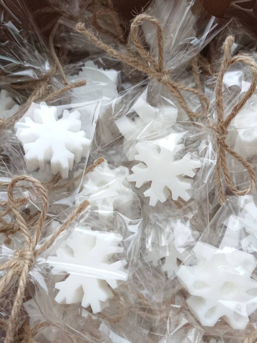 120pcs Snowflake Mini Soaps, Christmas Guest Favors, Small Holiday Gift ...