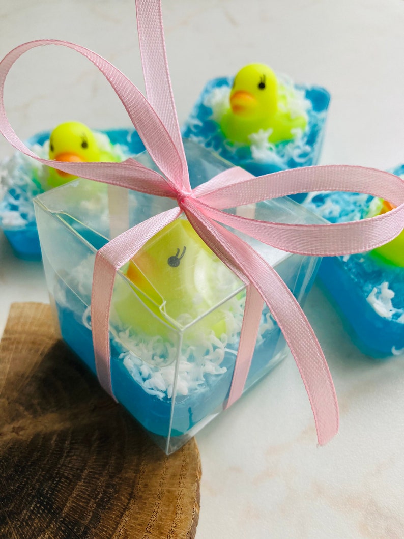 6pcs Rubber Duck Soap Favors in Box Swimming Ducky Soap Box - Etsy