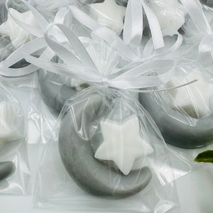 90sets Moon and Stars Soap Favor, Our Little Star Baby Shower Soap ...