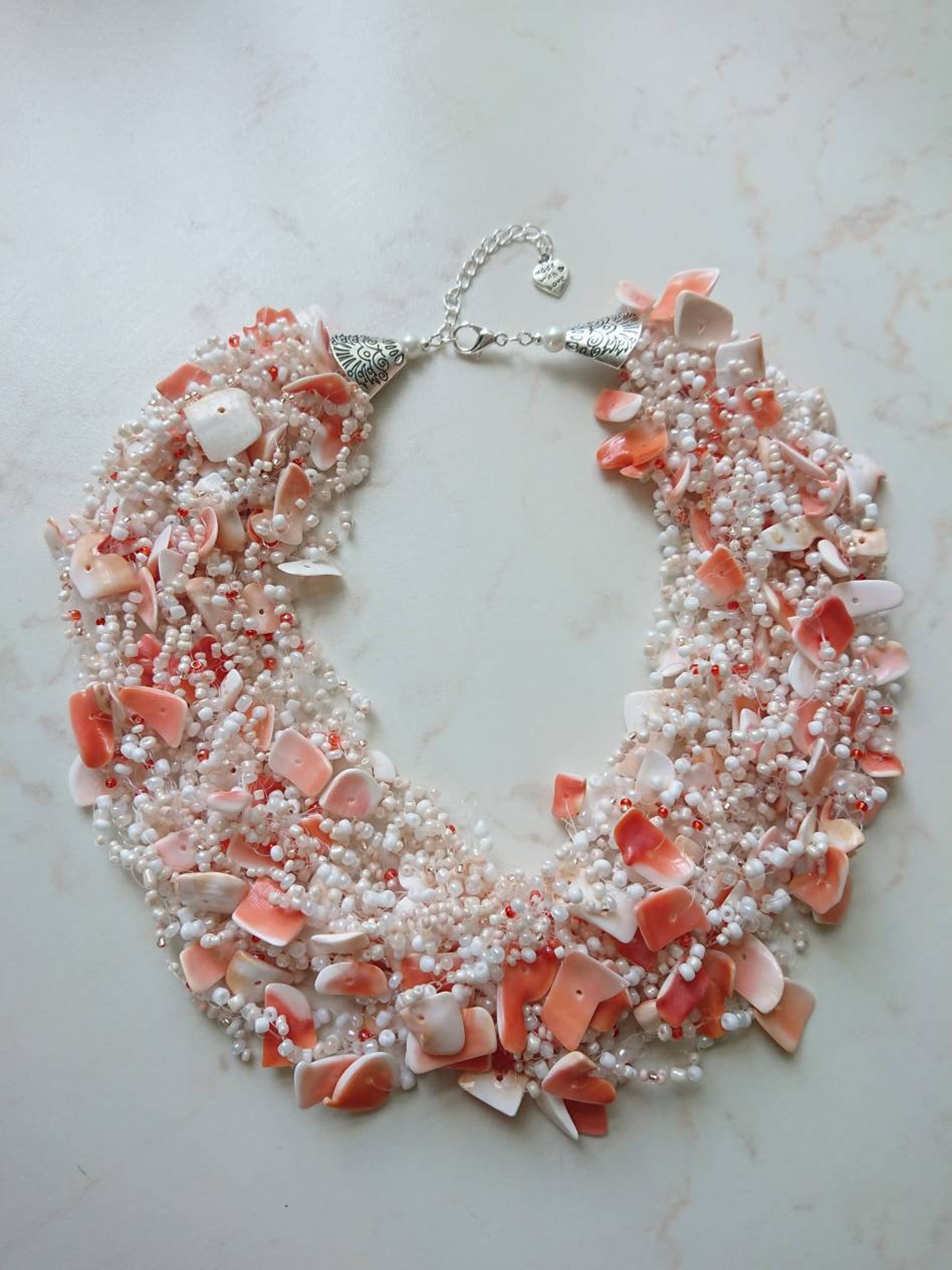White Shells Jewelry Set, Beach Wedding Jewelry, Mermaid Bridal Jewelry ...