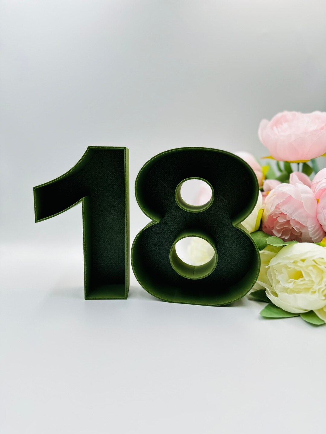 Fillable Number Box 6,5" for Birthday Decorations Empty Letter Gift ...