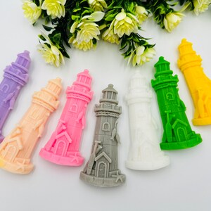 10pcs Lighthouse Soap Favors, Navy Birthday Party Soap Gifts, Nautical ...
