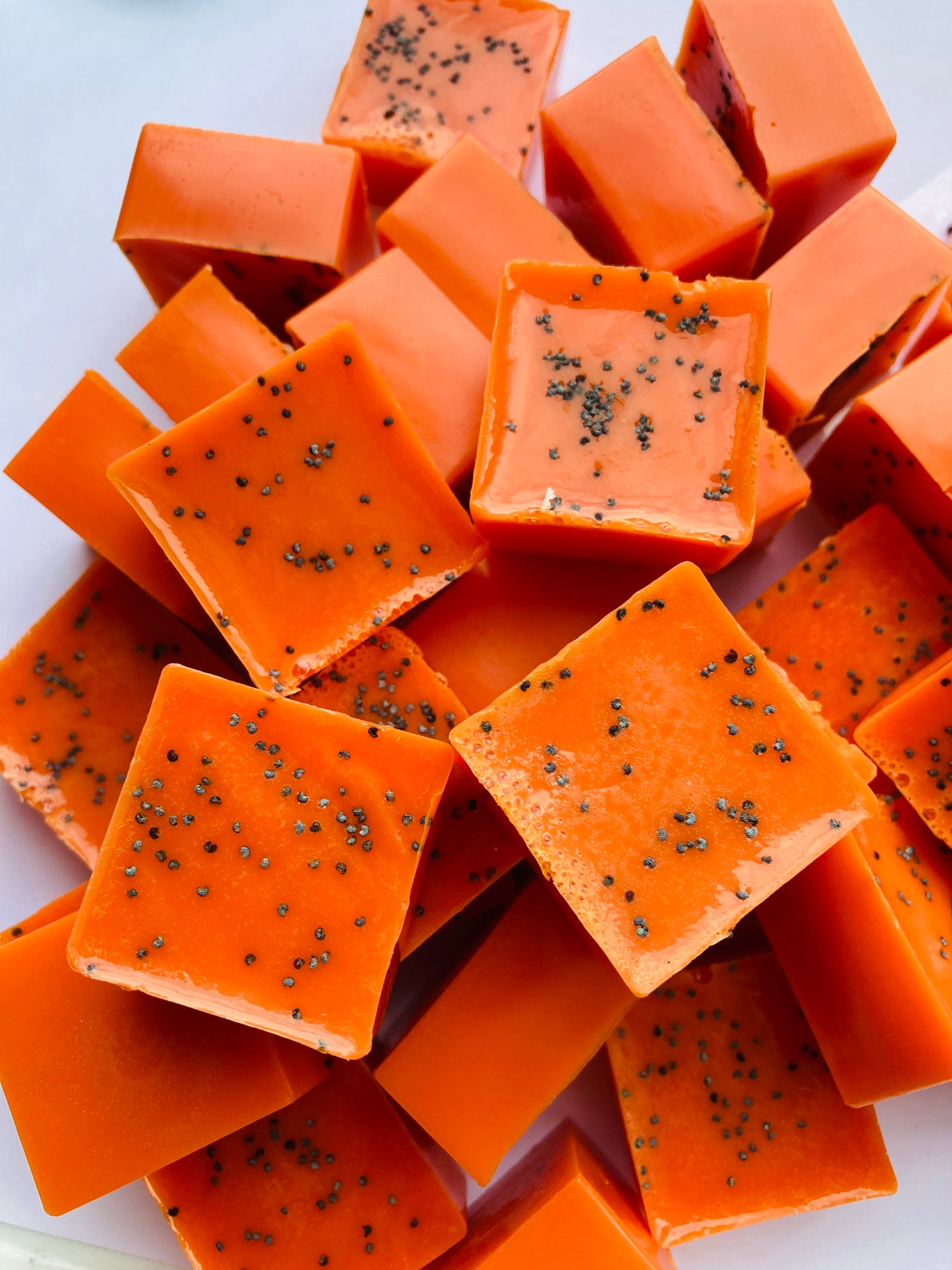 20 Mini Orange Soaps: Little Cutie Handmade Wedding Shower Favors ...
