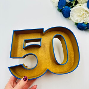 Fillable Jointed 6,5'' Birthday Numbers Tray Empty Charcuterie Table ...