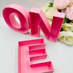 Fillable Letter Box 8" for Birthday Number Decorations Empty Number Box ...