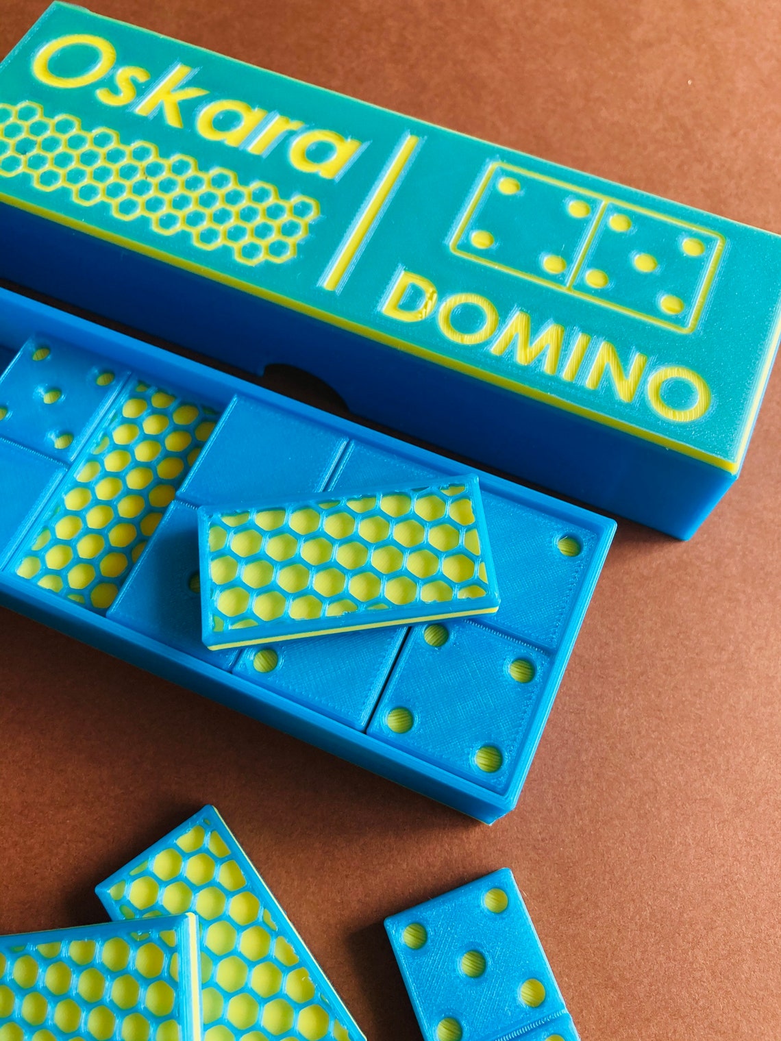 Custom Domino Set With Box 28 Dominoes Pcs Set Gift for - Etsy