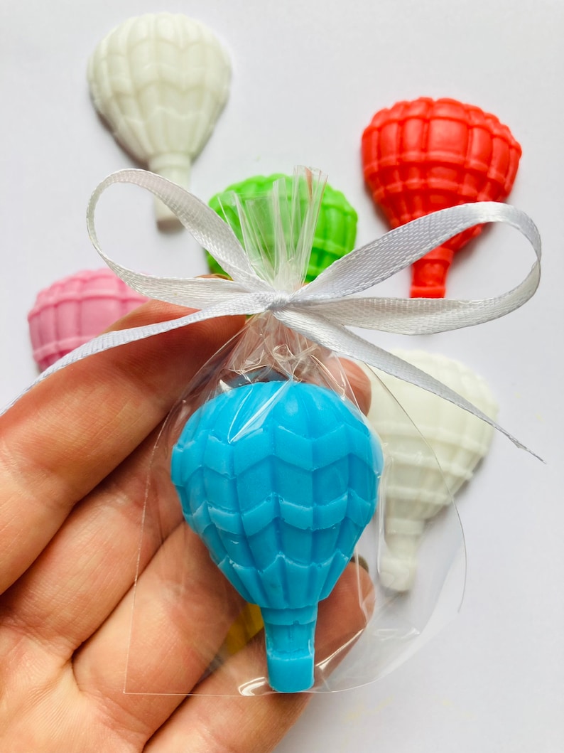 10pcs Hot Air Balloon Soap Favors, up up and Away Baby Shower Gifts ...