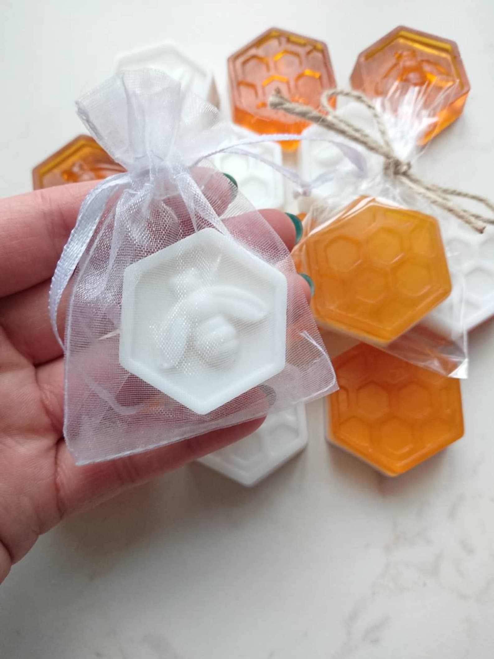 20pcs Pair of Honey Soaps Bee Combs Soap Favors Brown Bee - Etsy