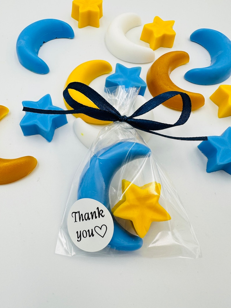 60sets Moon and Stars Soap Favor, Our Little Star Baby Shower Soap ...