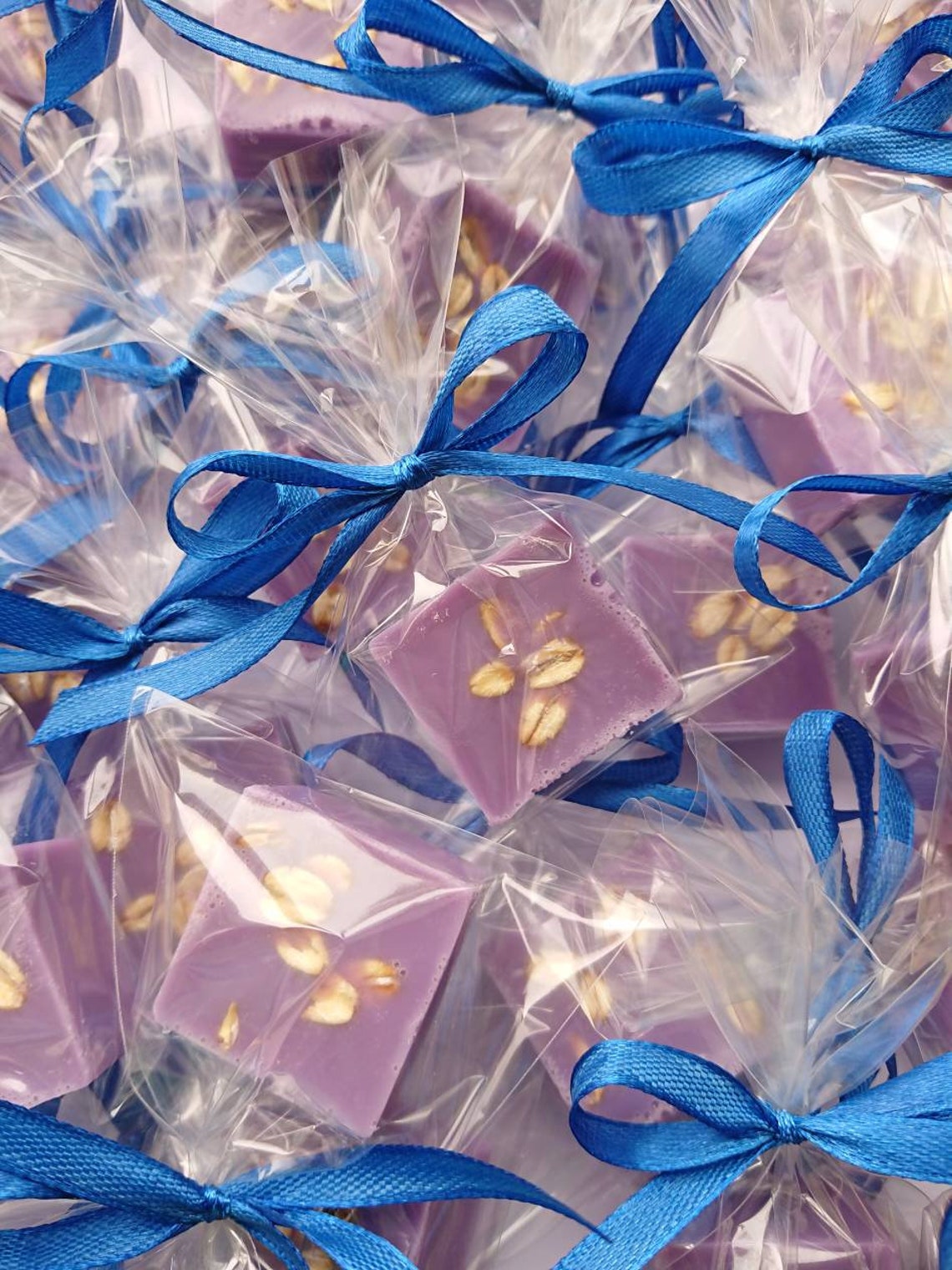 30pcs Lilac Soaps, Violet Mini Square Shape Soaps, Lavender Fragrance ...