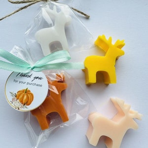 Deer Soap Favors: Woodland Party, Forest Animal Theme (10pcs Mini Soaps ...
