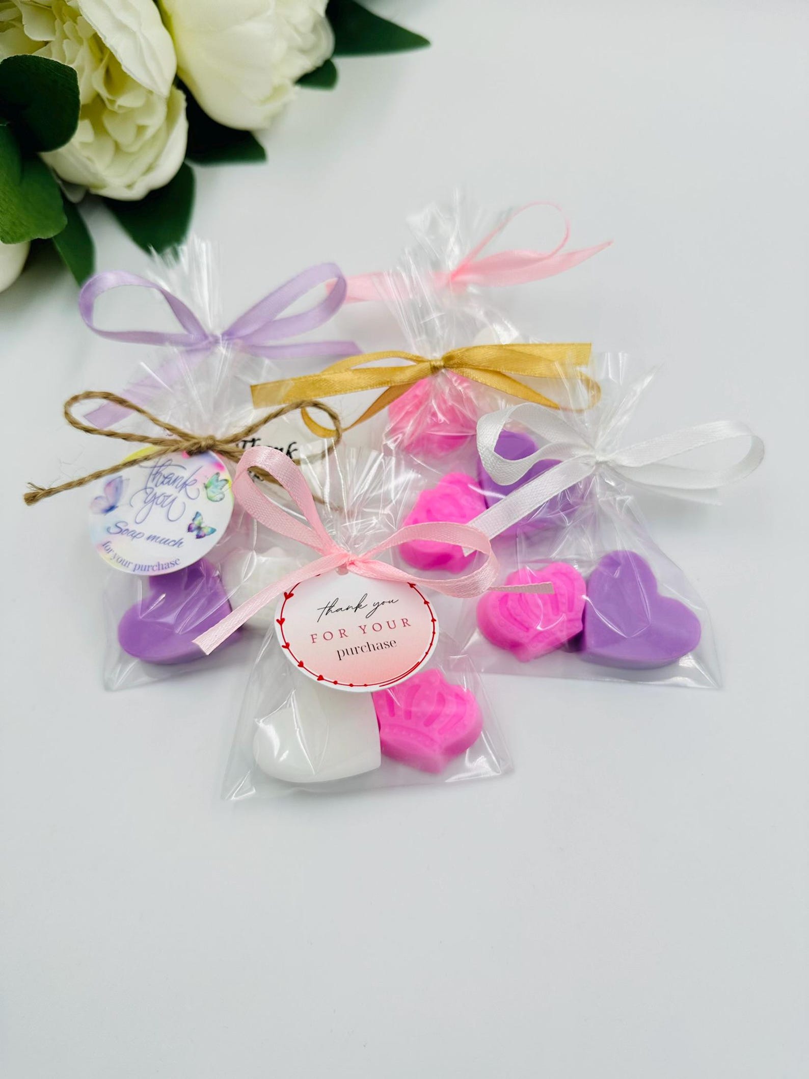 10pcs Crown Soap Favor Bags Queen Birthday Party Souvenirs Baby Girl ...