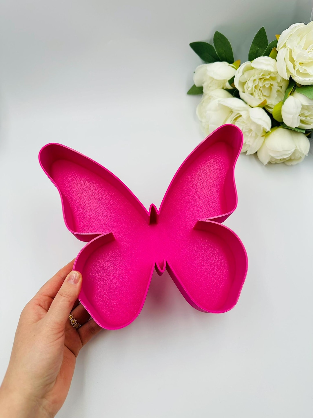 Fillable Butterfly Shape Tray Baby Girl Shower Decorations Fluttering ...