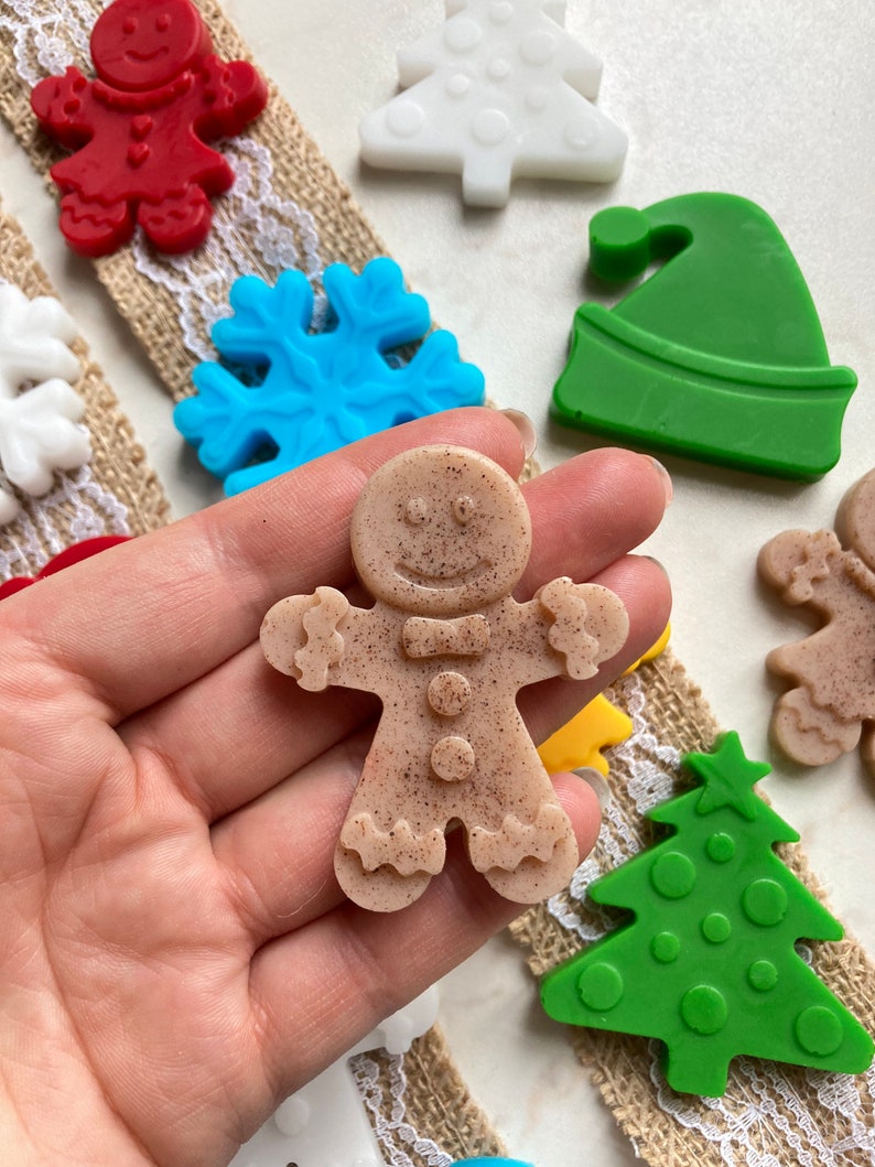 10pcs Christmas Soap Favors, Winter Theme Soap Favors, Stocking Filler ...